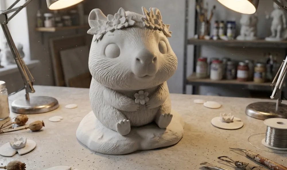 Cute Capybara - Free 3D Print Model - MakerWorld