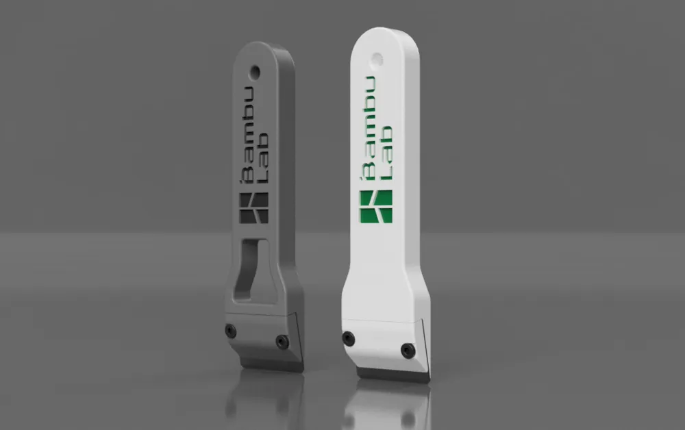 NEW Bambu Lab Bed Scraper, Two Versions by vajcnerd MakerWorld: Download Free 3D Models