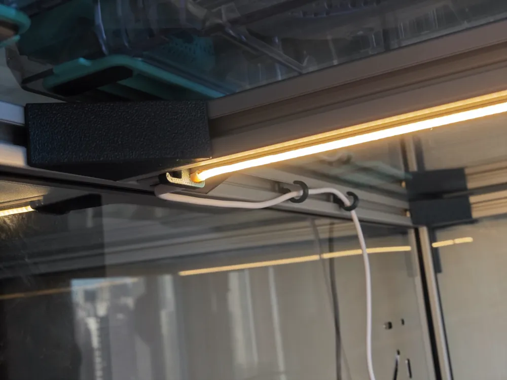 [A1 Enclosure Project] LED Strip Fasteners and Cable Hooks for 2020 ...