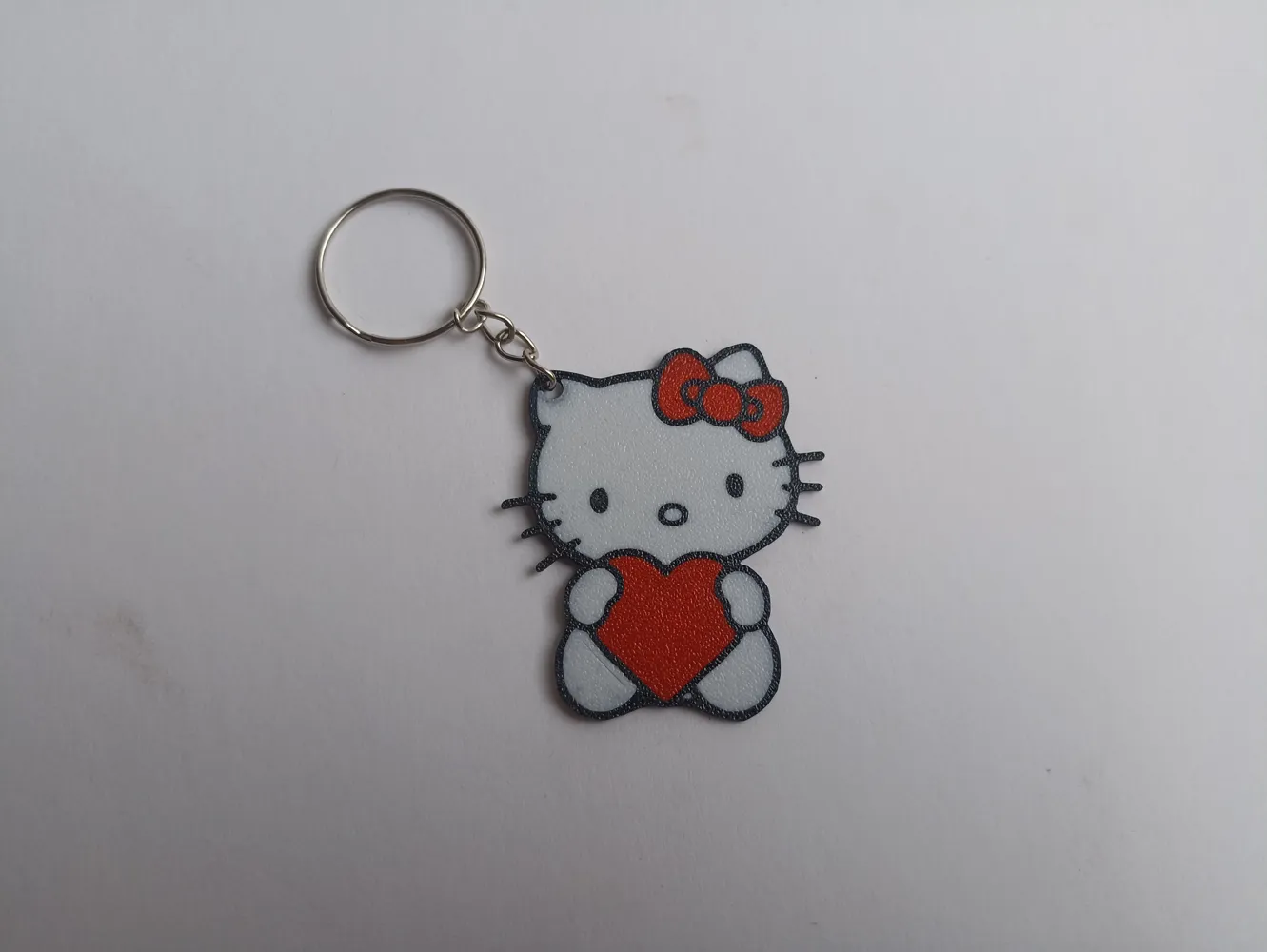 Hello kitty LOVE valentines Keychain - Free 3D Print Model - MakerWorld