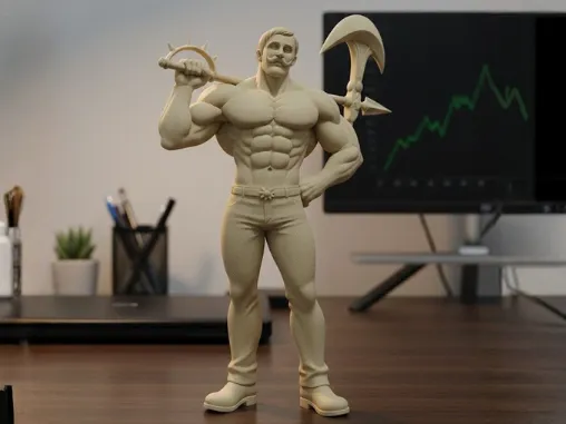 action figure escanor - the seven deadly sins - Free 3D Print Model ...