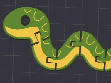 flexi Snake - Free 3D Print Model - MakerWorld
