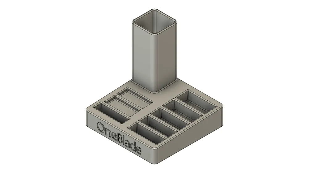 Philips OneBlade stand - with charger - Free 3D Print Model - MakerWorld