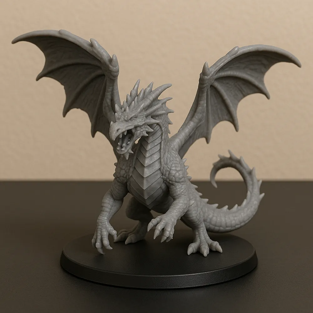 D&D Red Dragon Mini - AI Generated by Michael.Mkii MakerWorld: Download ...