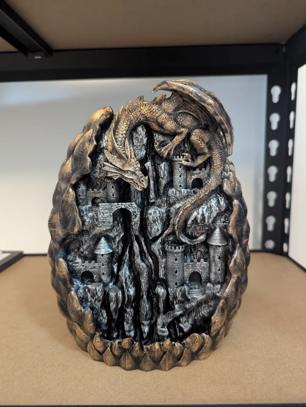 Dragon Egg Incense Waterfall & Bookend - Free 3D Print Model - MakerWorld