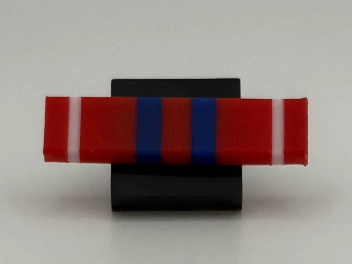 USAF NCO PME Graduate Ribbon - 1x4 Flat Brick - Free 3D Print Model ...