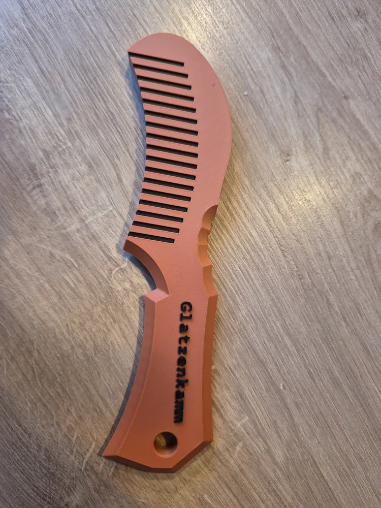 Comb for bald heads - Free 3D Print Model - MakerWorld