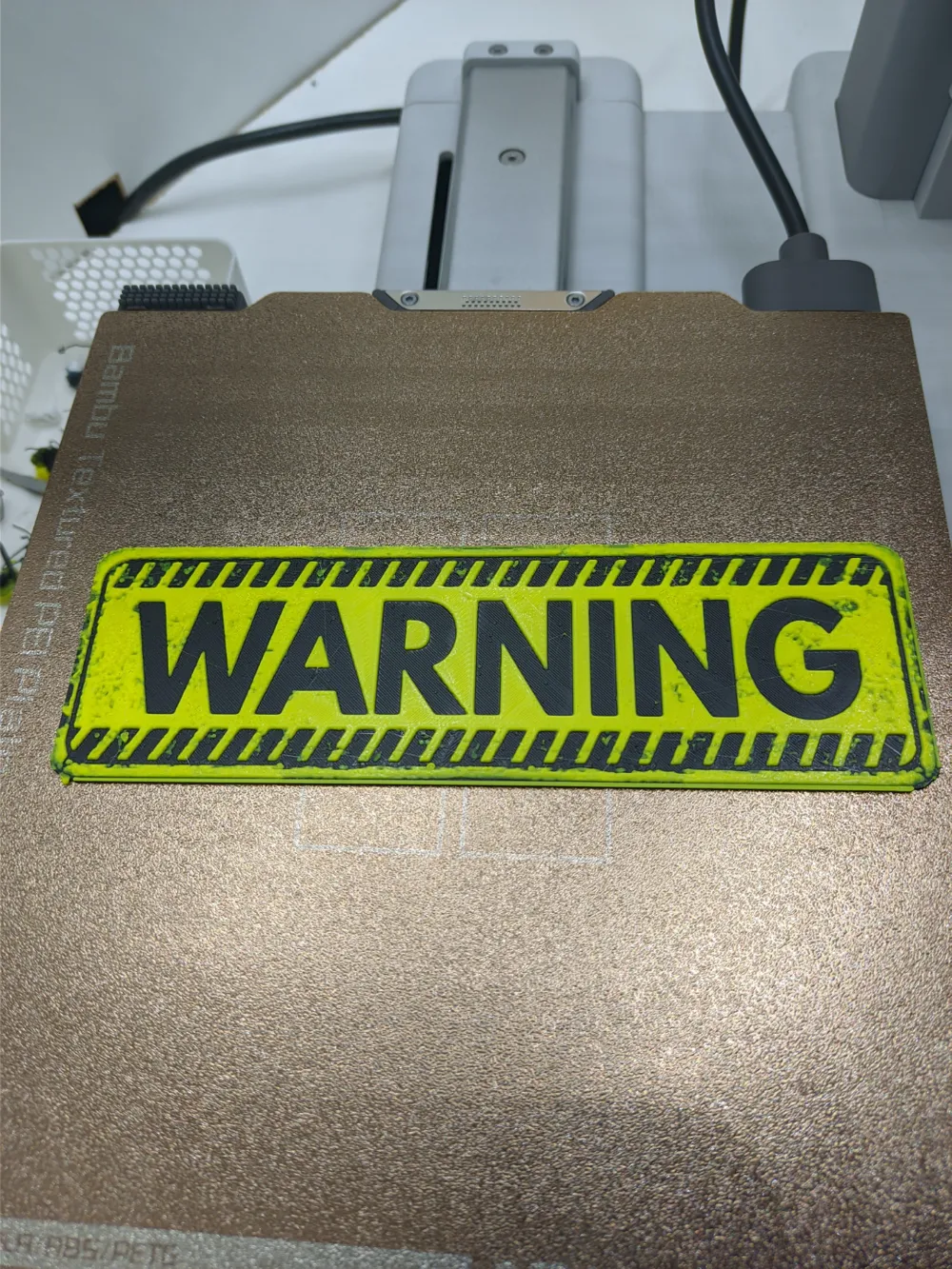 Sign #2 - Warning Sign Plate HueForge by 💡 SimplePrint - MakerWorld