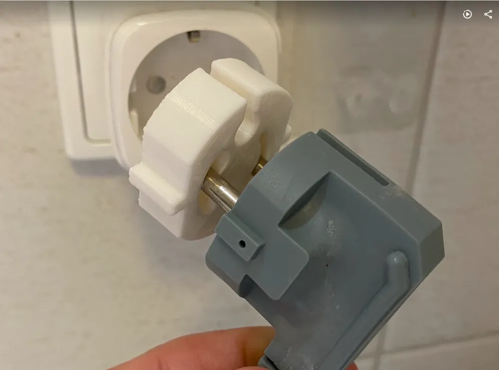 baby safety outlet cover (EU socket type E & F compatible) - Free 3D ...