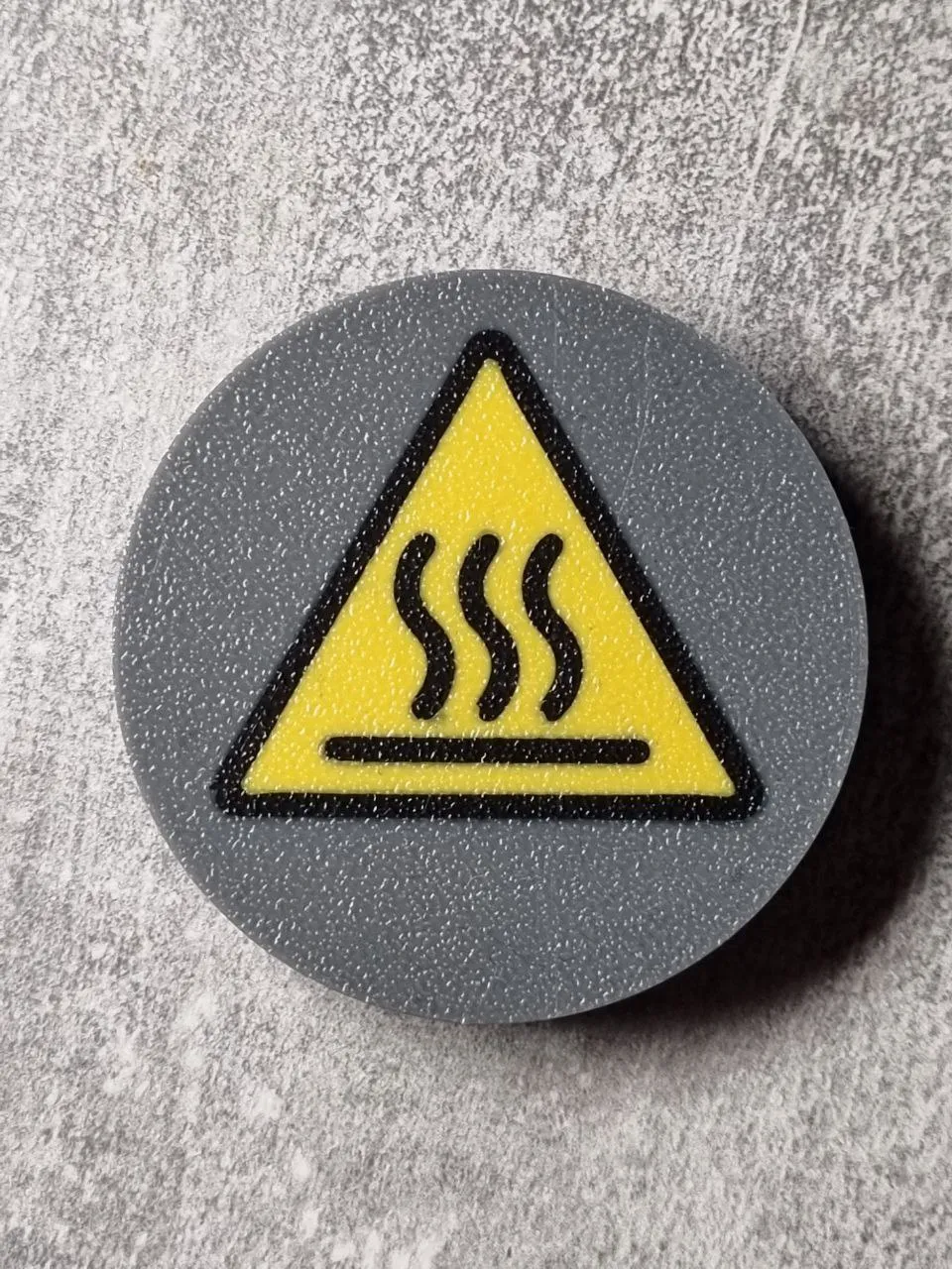 Bambu High Temp Warning Door Handle - Slide On by Leif3D - MakerWorld