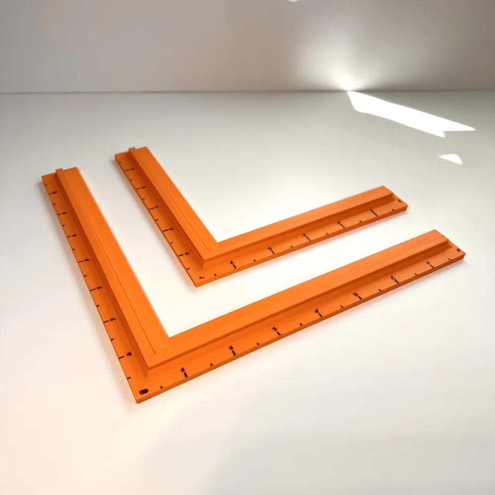 Right Angle — Square Measure Ruler Set - Free 3D Print Model - MakerWorld
