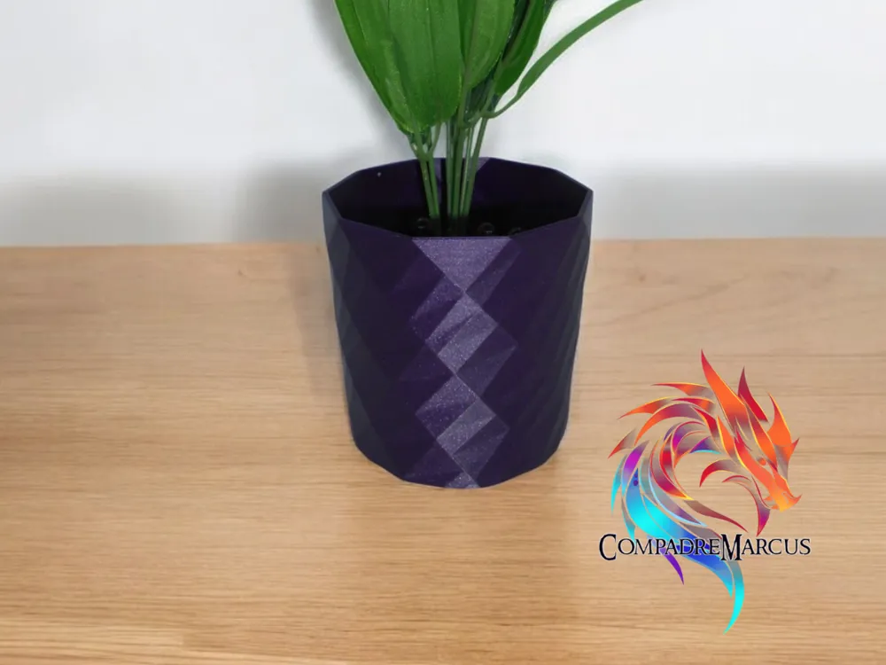 Decorative Polygon Planter / no supports by CompadreMarcus - MakerWorld
