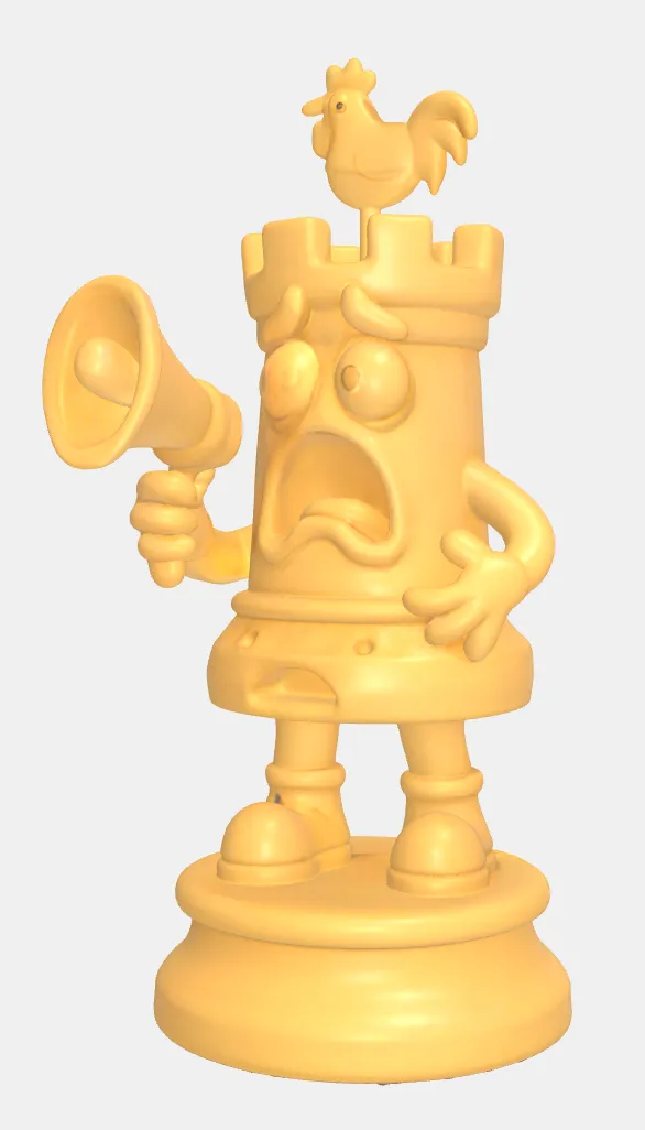Comical Alive Chess Pieces Set by ClydeB3 MakerWorld: Download Free 3D ...