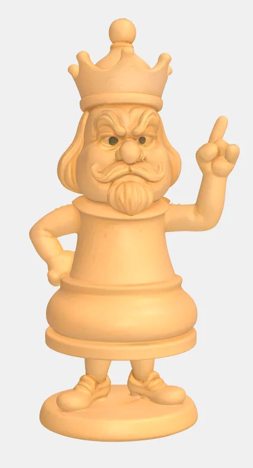 Comical Alive Chess Pieces Set by ClydeB3 MakerWorld: Download Free 3D ...