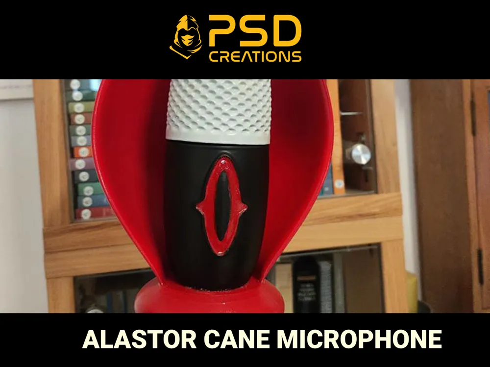 Hazbin Hotel Alastor Microfono by Psdcreations MakerWorld: Download ...