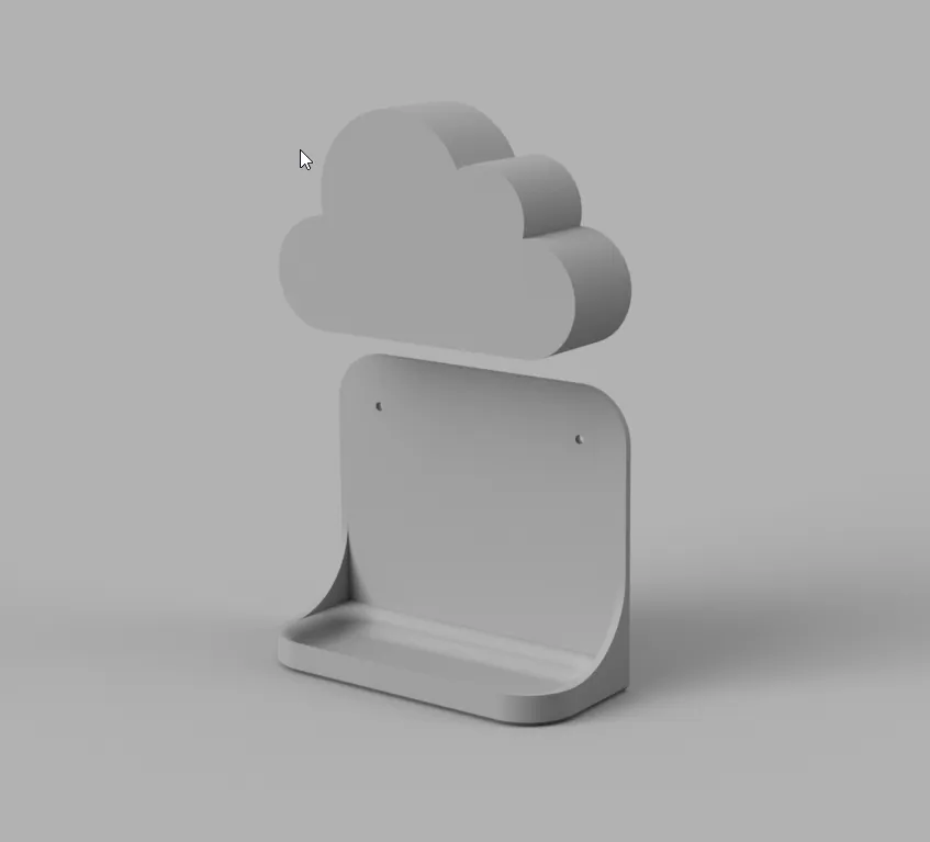 Magnetic key holder - cloud by W0mbat - MakerWorld