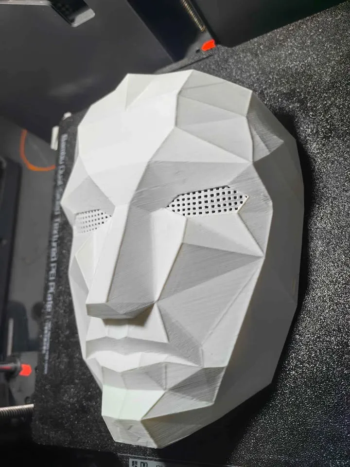 Squid Game - Front Man mask - Free 3D Print Model - MakerWorld