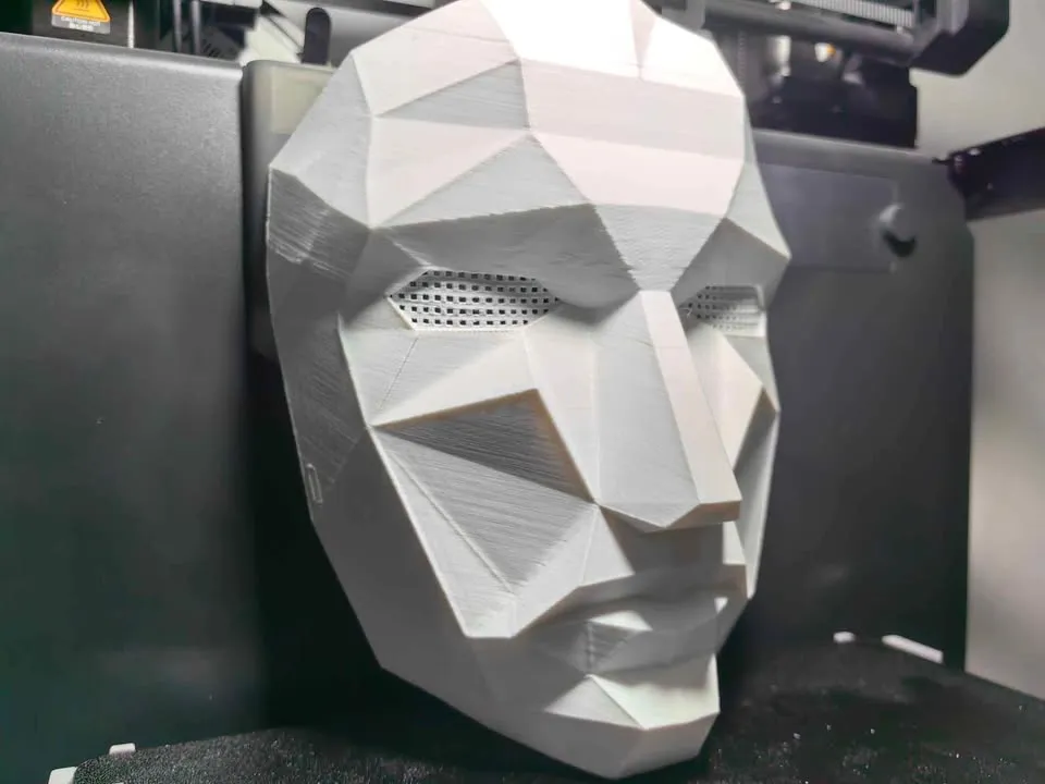 Squid Game - Front Man mask - Free 3D Print Model - MakerWorld