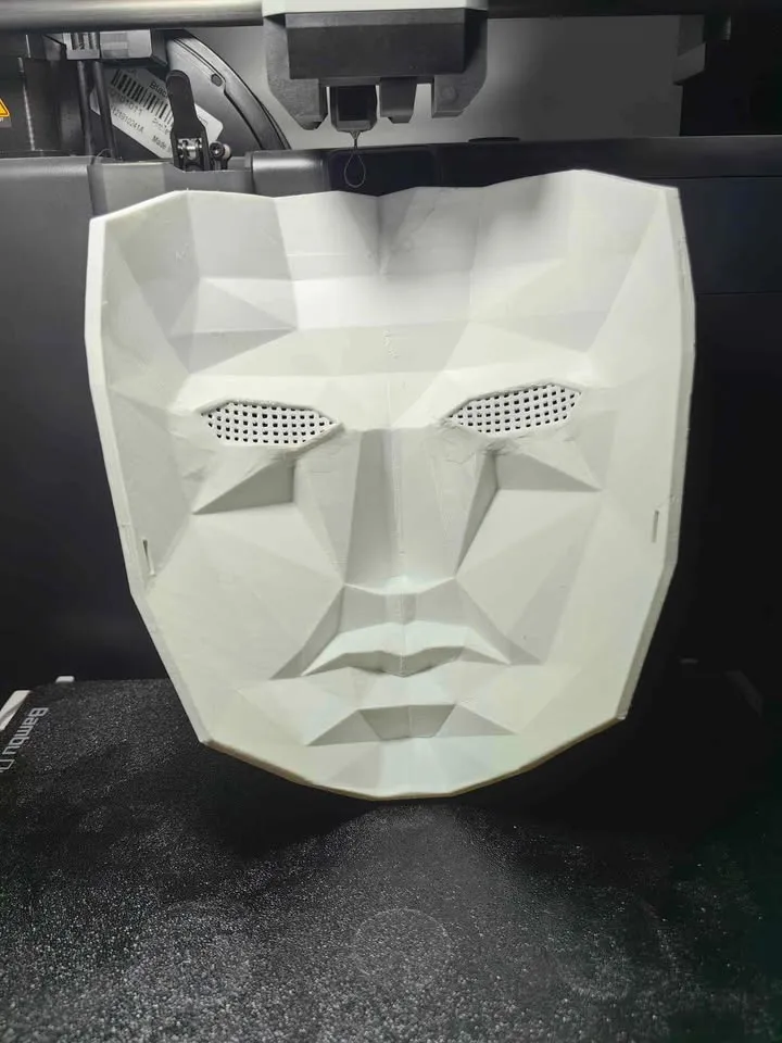 Squid Game - Front Man mask - Free 3D Print Model - MakerWorld