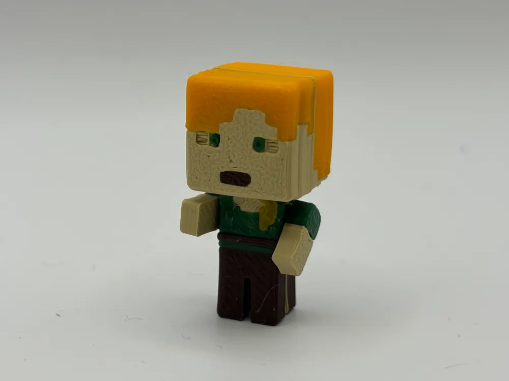 Minecraft Alex mini figure [No glue / Click system] by SamActivity ...