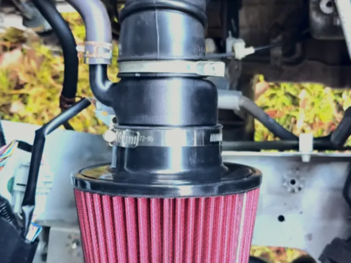 Suzuki Carry K6A air intake adapter (3" filter) - Free 3D Print Model ...