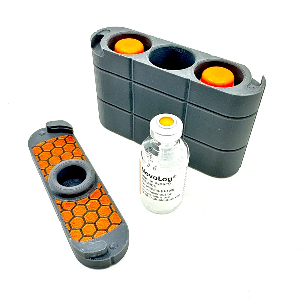 Trio Insulin Case for Novolog and Humalog by Printsmiths - MakerWorld