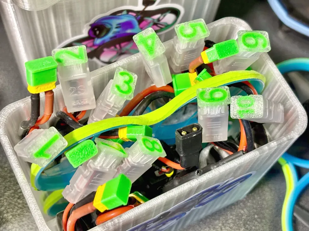 Estuche compacto para Betafpv Pavo Pico 2S versión O3 (¡con capacidad para 10 baterías 2S!) por ...