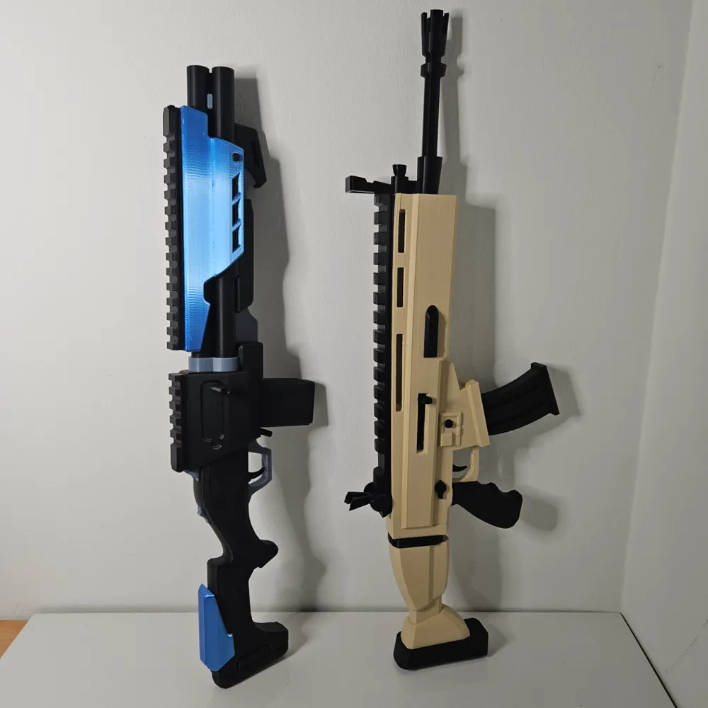 Modelo Scar Fortnite 21 polegadas Montagem com Cola Réplica 1:1 ...
