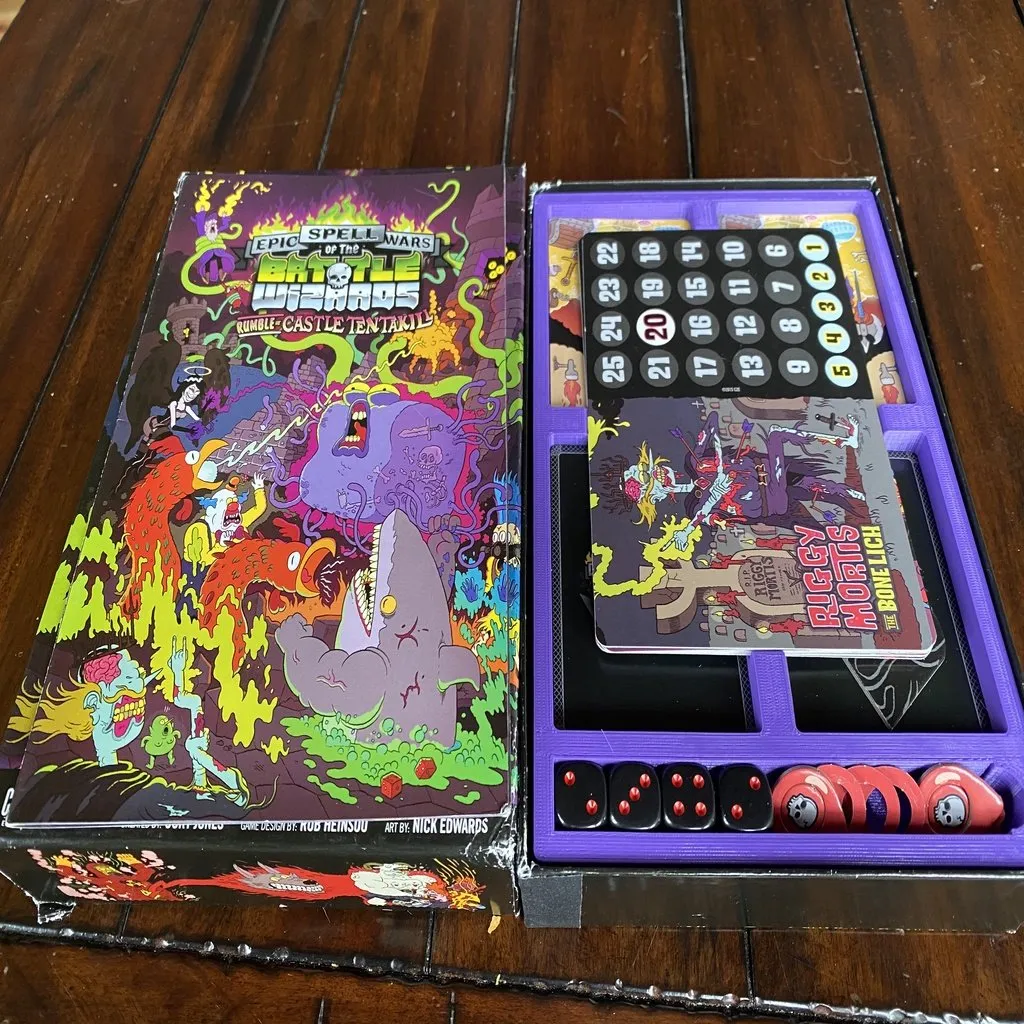 Organisateur Epic Spell Wars (Deux jeux en une seule boîte) - Modèle d ...