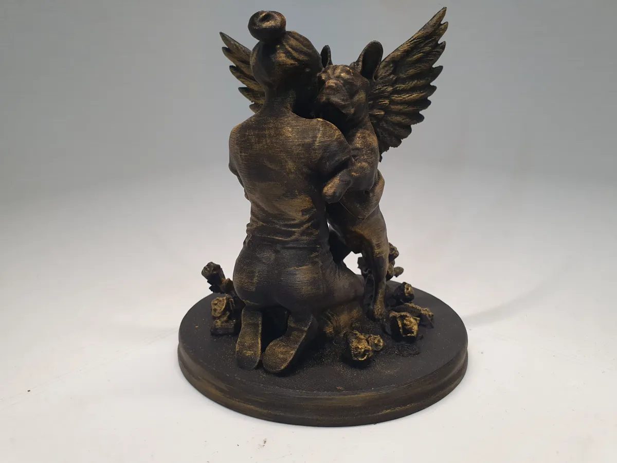 Guardian Angel French Bulldog Frenchie Dog by Staffbull_love MakerWorld ...