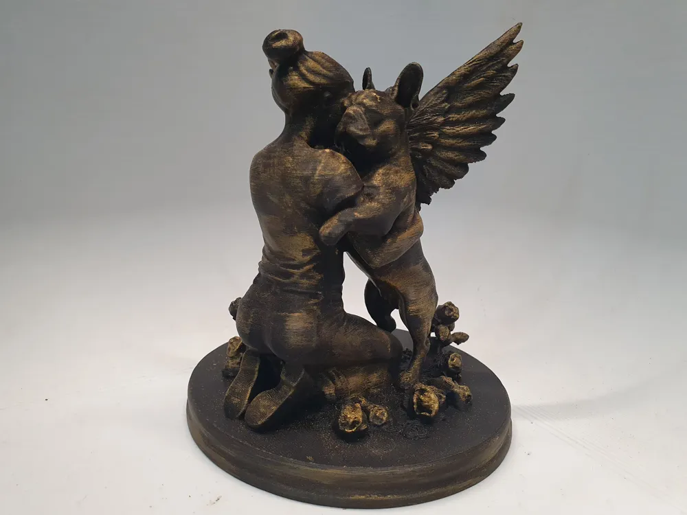 Guardian Angel French Bulldog Frenchie Dog by Staffbull_love MakerWorld ...