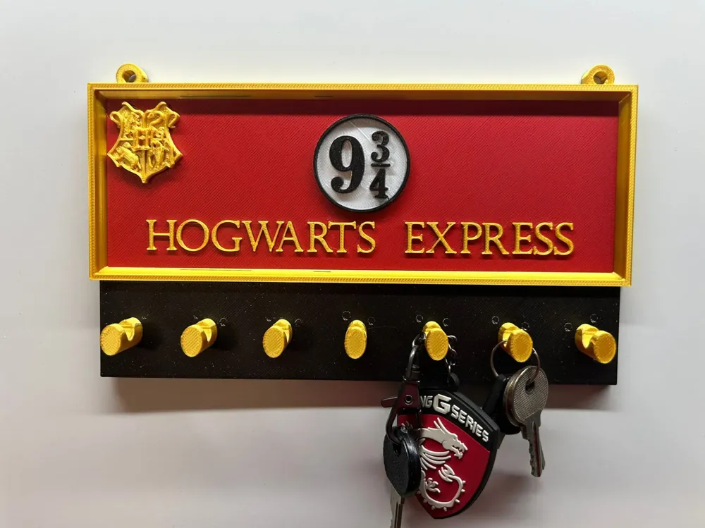 Harry Potter Hogwarts Express Key Hook - Free 3D Print Model - MakerWorld