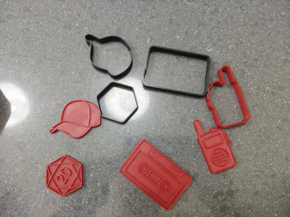 Stranger Things Cookie Cutters by Officina Gladiatoria MakerWorld ...