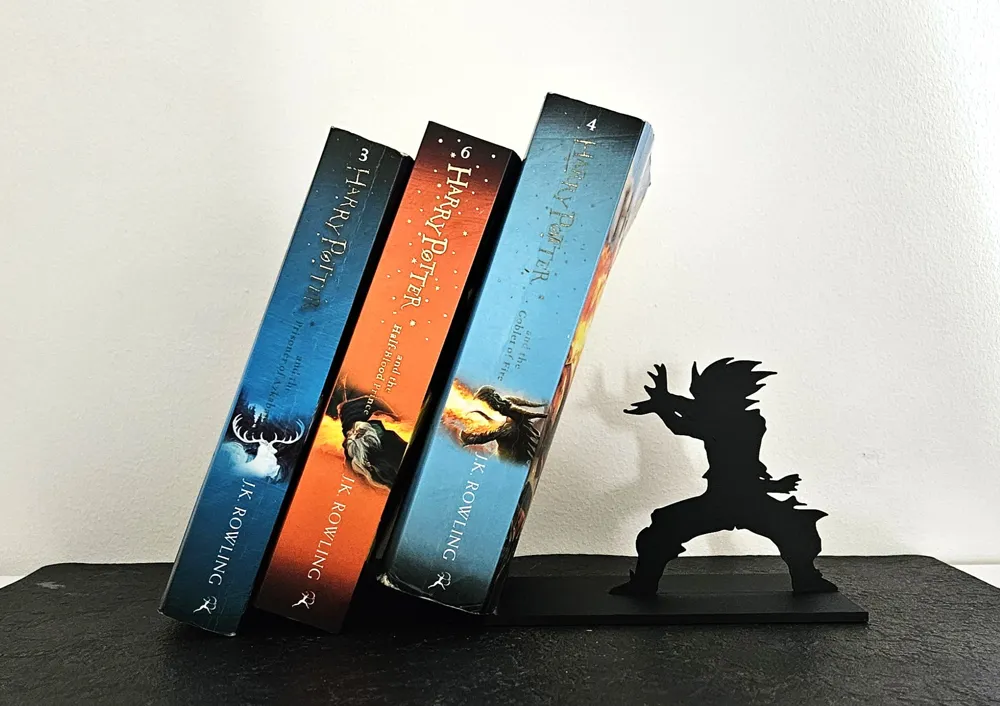 Tilted Bookend inspiredfrom Dragon Ball Kamehameha by Noob2Geek ...