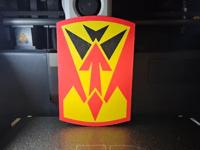 35th ADA Patch - Free 3D Print Model - MakerWorld