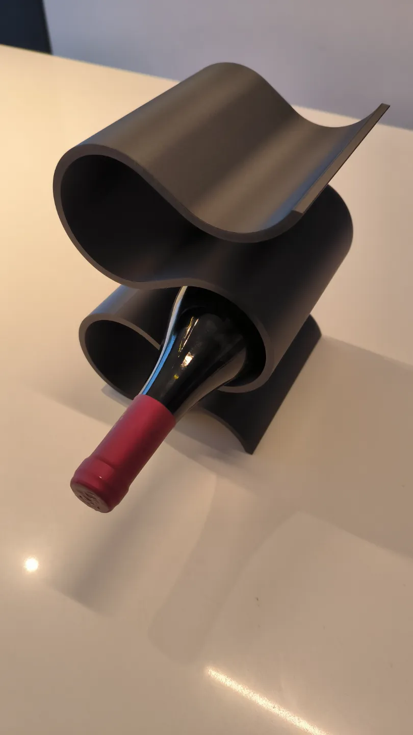 wine holder - Free 3D Print Model - MakerWorld