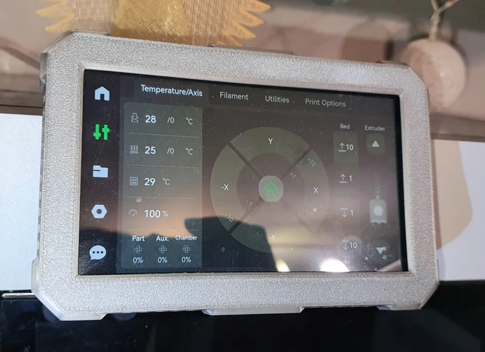 X1C & X1 Screen bezel faceplate rugged Remixed by Maoirae - MakerWorld