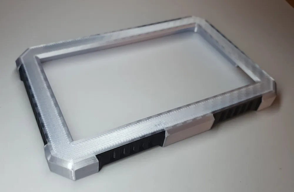 X1C & X1 Screen bezel faceplate rugged Remixed by Maoirae - MakerWorld