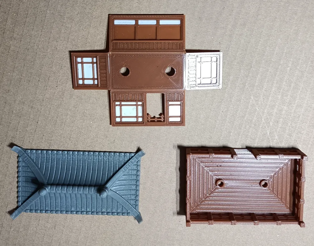 Japan house v3 - Free 3D Print Model - MakerWorld