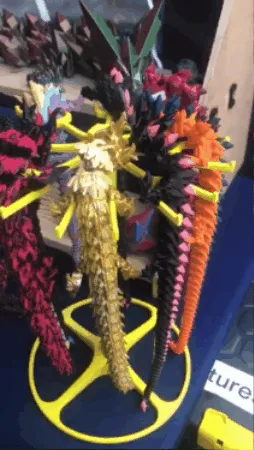 articulated dragon display stand - Free 3D Print Model - MakerWorld