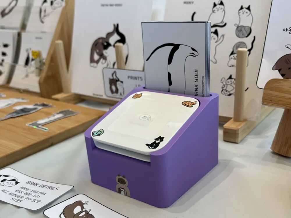 Square Reader Market Dock - Free 3D Print Model - MakerWorld