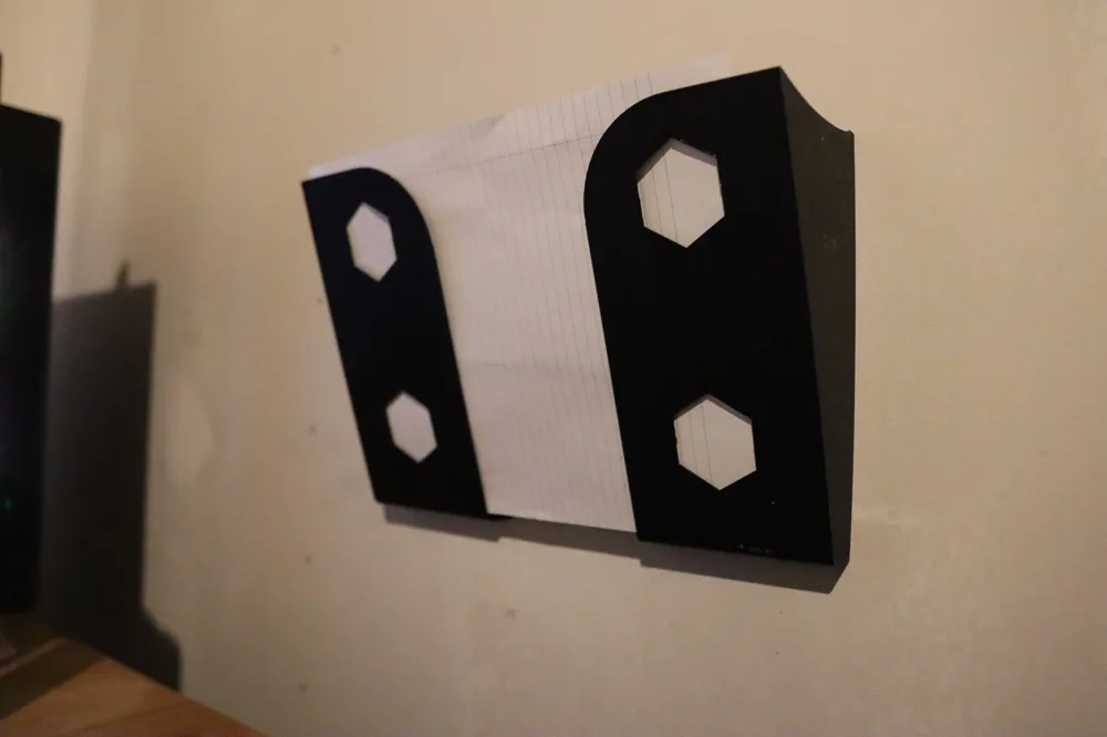 Wall Mounted File Holder - Free 3D Print Model - MakerWorld