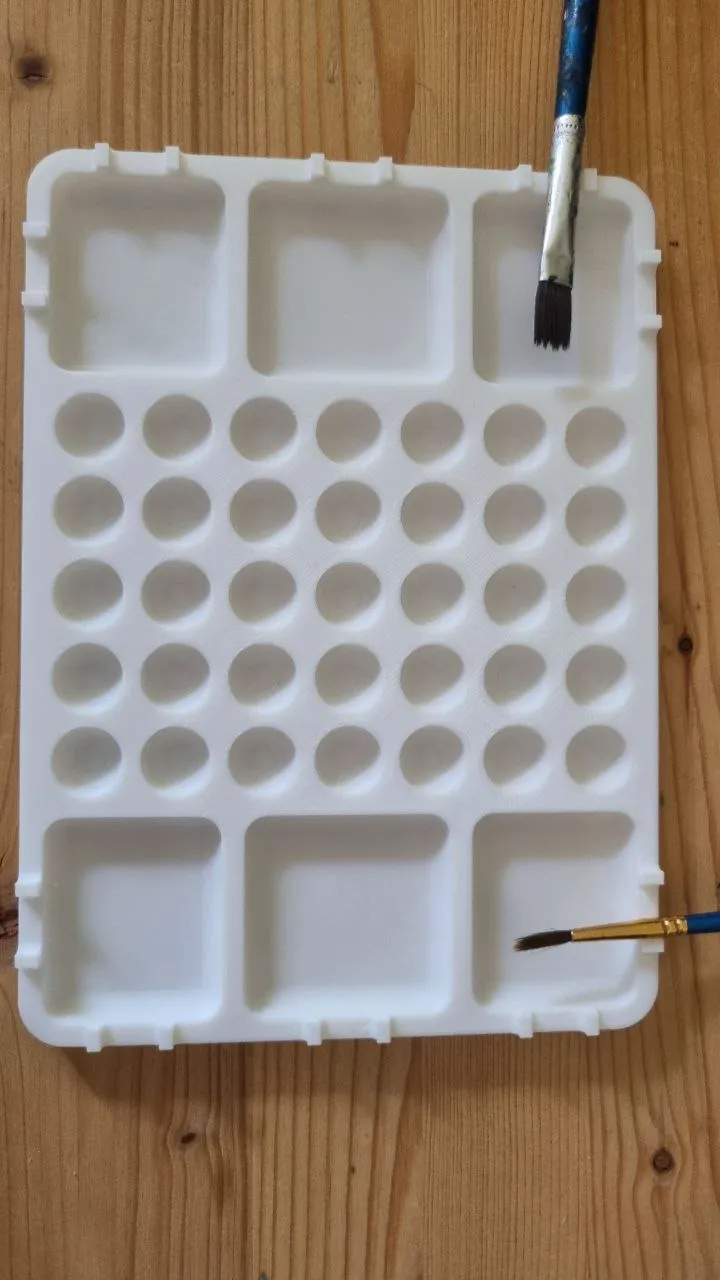Painter mixing palette by Xtreme73 - MakerWorld