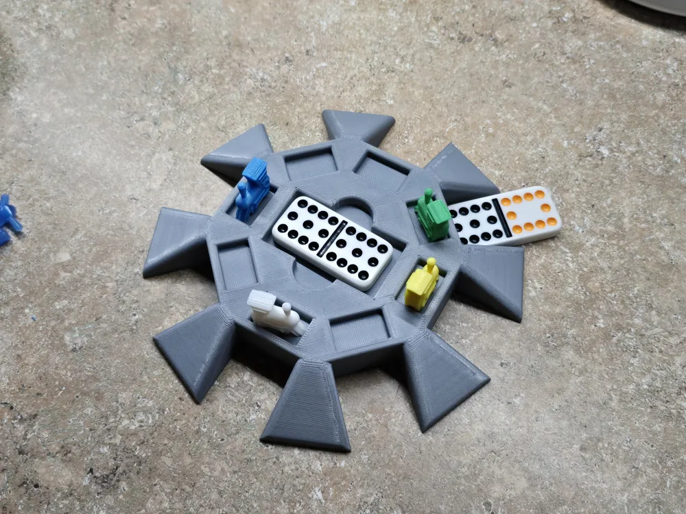 Mexican Train Dominoes Station - Free 3D Print Model - MakerWorld