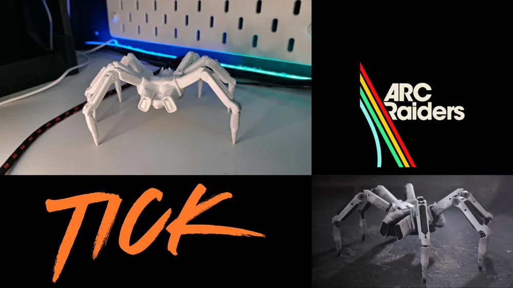 Tick Arc Raiders - Free 3D Print Model - MakerWorld