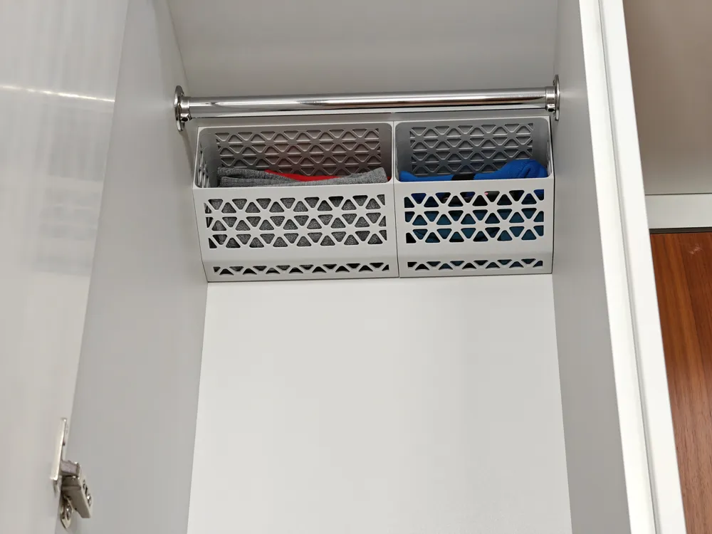 Overhead Closet Storage Shelf (also for IKEA PAX) - Free 3D Print Model ...