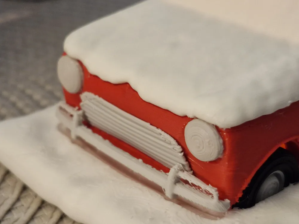 Mini Cooper Nevado Iluminado - Decoración navideña por AI.12 MakerWorld ...