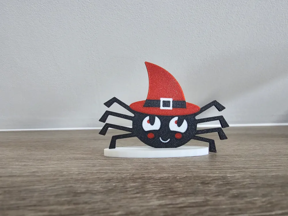Halloween Spider 2D decoration by 3Devil - MakerWorld