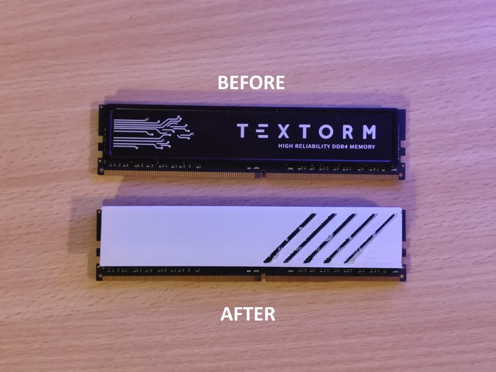 RAM stick aesthetic cover - Free 3D Print Model - MakerWorld