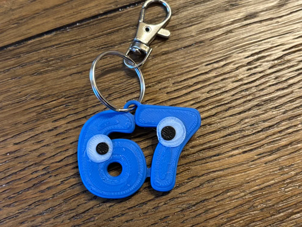 67 Keychain Brainrot by Tiger prints MakerWorld: Download Free 3D Models